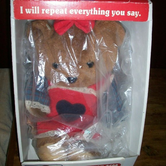 Tyglon Toys | Toys | Vintage Teddy Bear 8s Stuffed Animal Records Voice ...